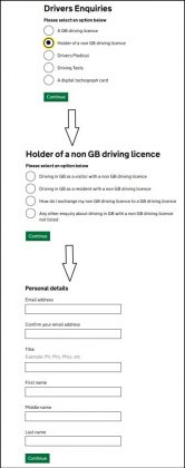 Driver & Vehicle DVLA Contact Email Address for Enquiries