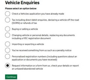Driver & Vehicle DVLA Contact Email Address for Enquiries